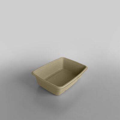 Sabert Rectangular Pulp Container – Pack Food 2GO