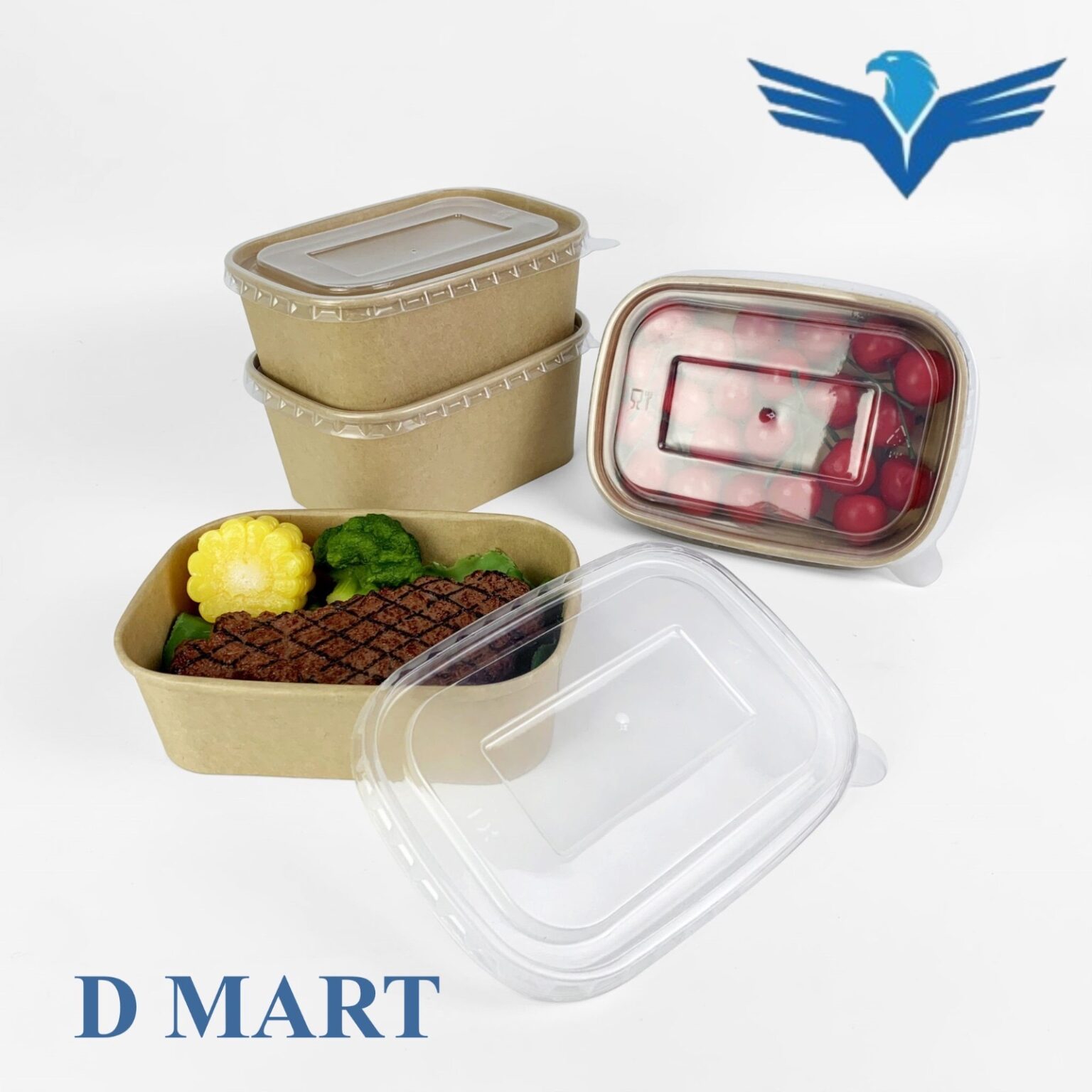 Kraft Rectangular Food Lunch Box – Pack Food 2GO